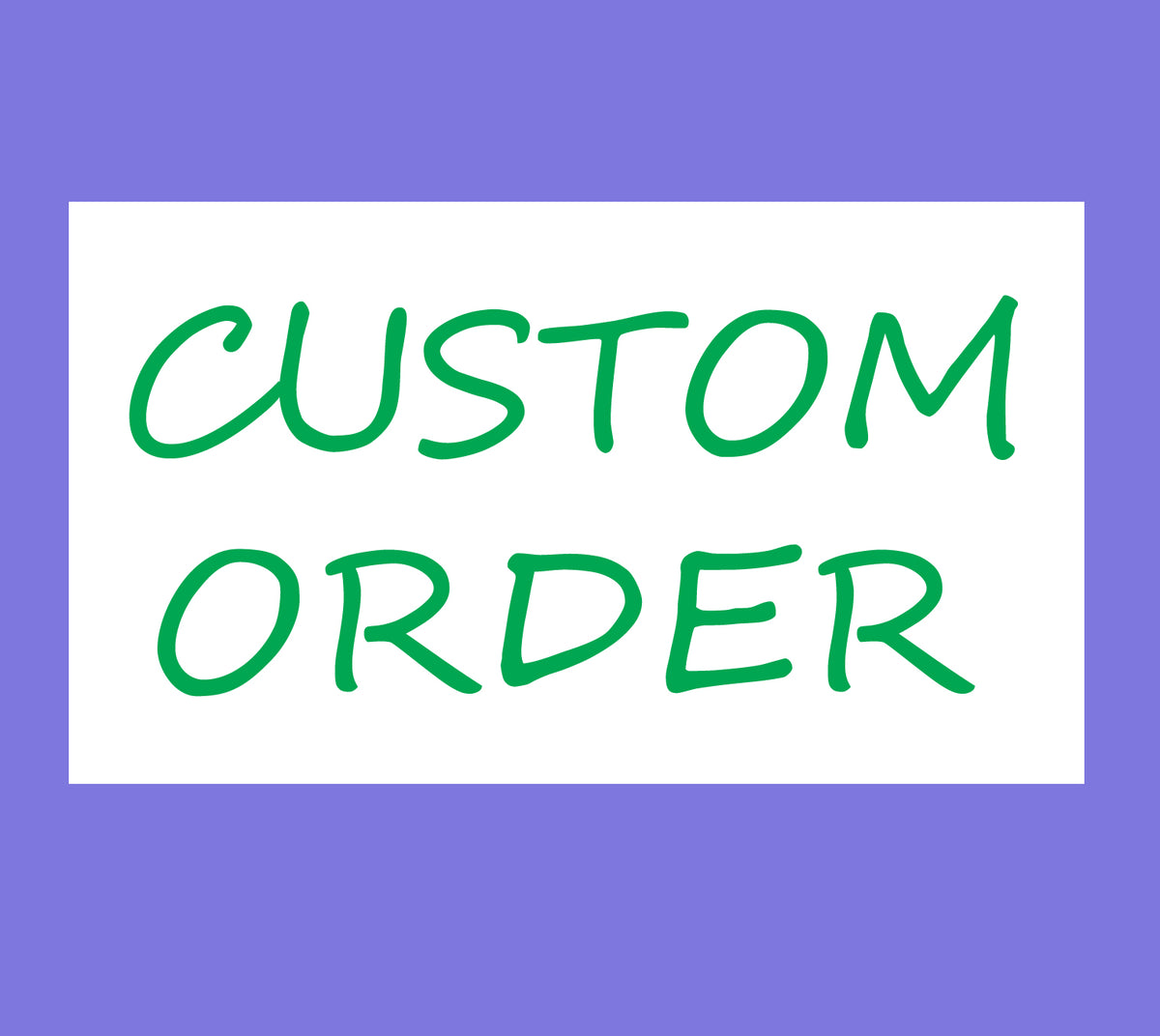 Custom order – Laurel Designs